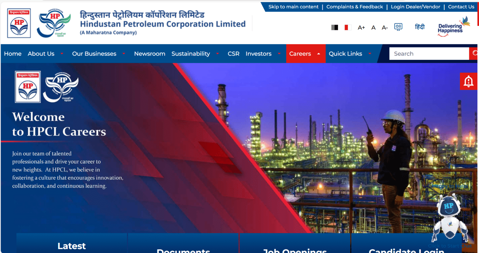 HPCL Junior Executive Officer Recruitment 2025 : Apply Online for 234 ...