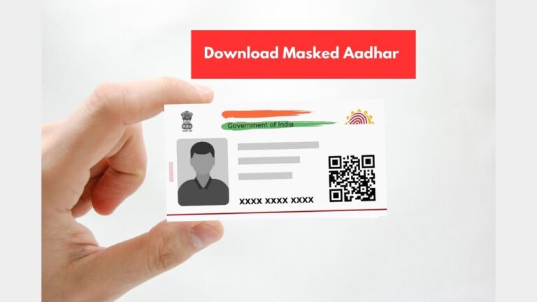 How to Download Masked Aadhar Card ? - Get Your Aadhar - Govt Scheme Portal